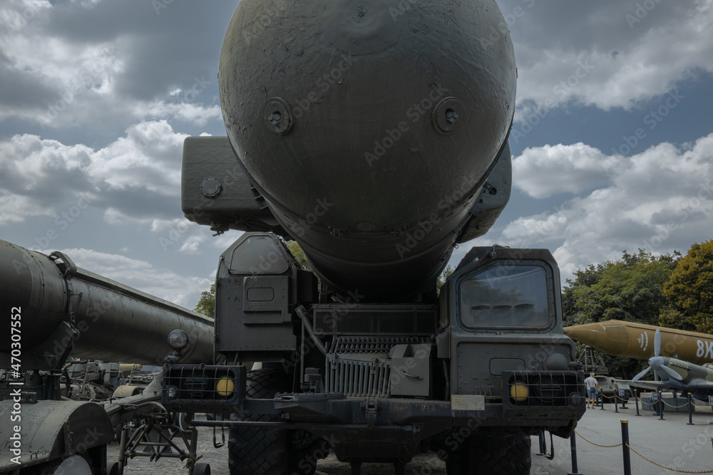 Soviet ballistic missile launch system PIONEER. Mobile unit for ...