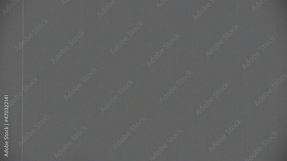 Video recording of a retro TV screen. Old Film Effect. Vintage film ...