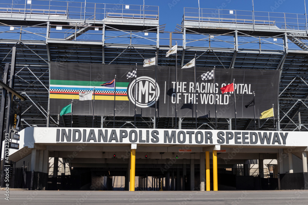 Indianapolis Motor Speedway Gate Two Entrance. Hosting the Indy 500 and ...