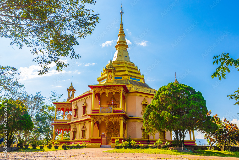 Wat Phol Phao buddhist temple best temples Luang Prabang Laos. Stock ...
