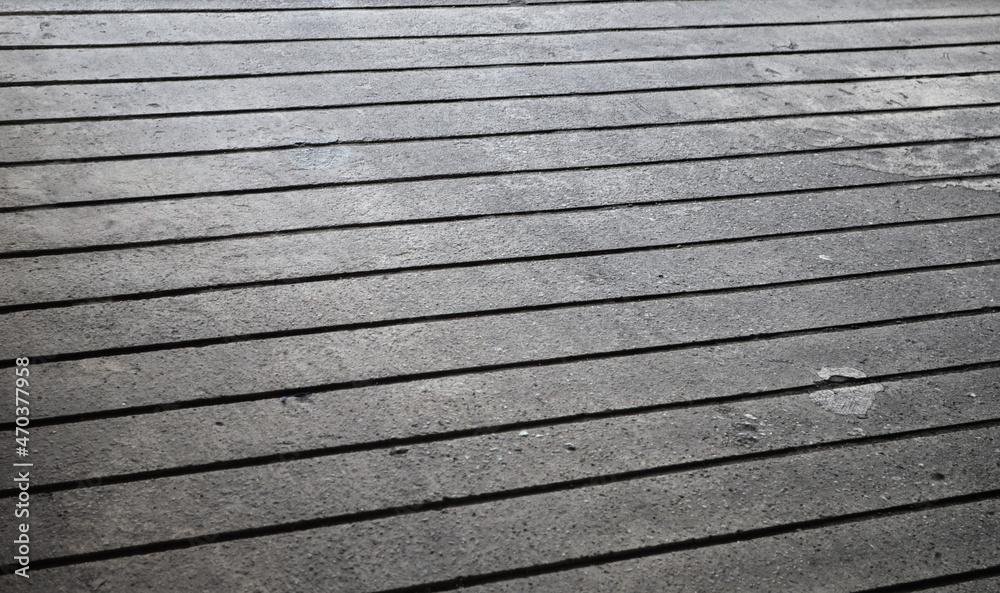 concrete pavement road in supermarket car park.patterned concrete.line ...