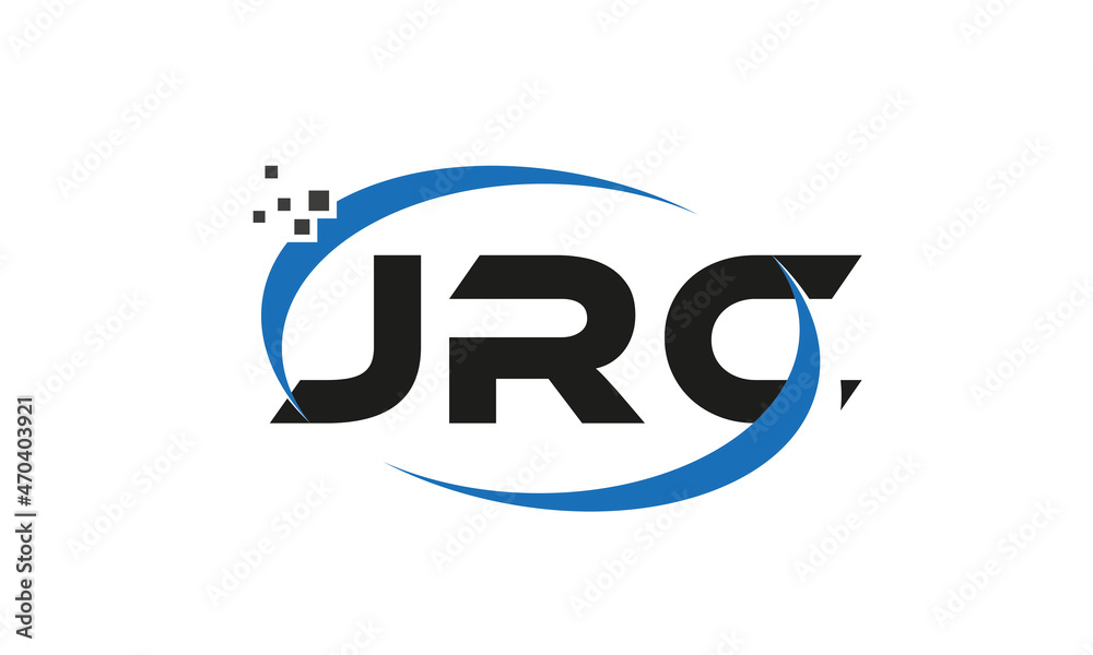 dots or points letter JRC technology logo designs concept vector ...