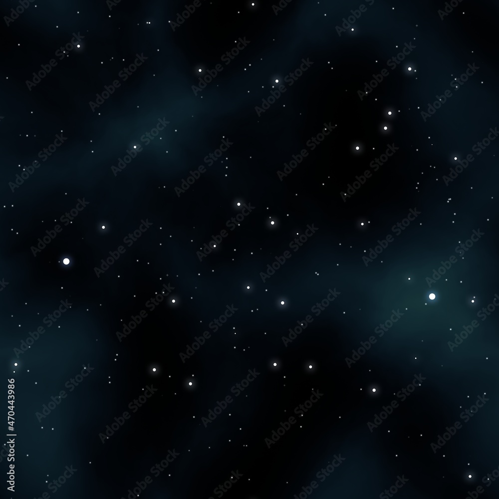 Night sky with stars space seamless background Stock Illustration ...