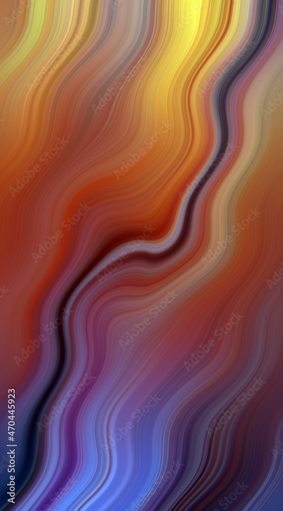 Color Flow Dynamic. Liquid Screen series. Artistic abstraction composed ...
