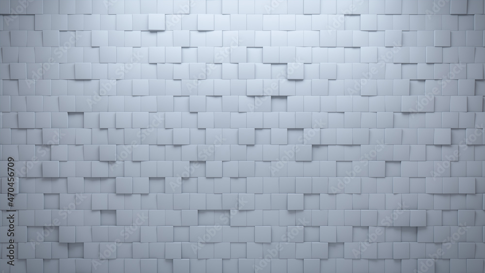 Polished, White Wall background with tiles. Rectangular, tile Wallpaper ...