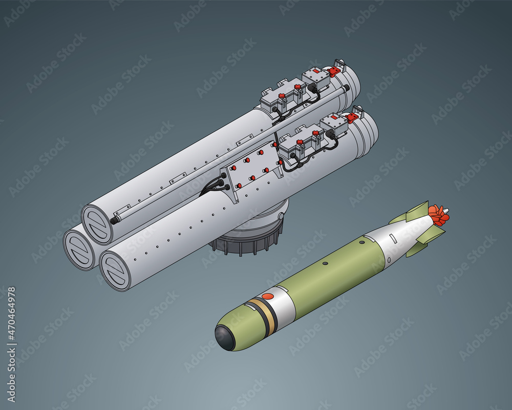 Equipment for Modern Battleship Mk46 Mod5, Mark 32 Surface Vessel ...