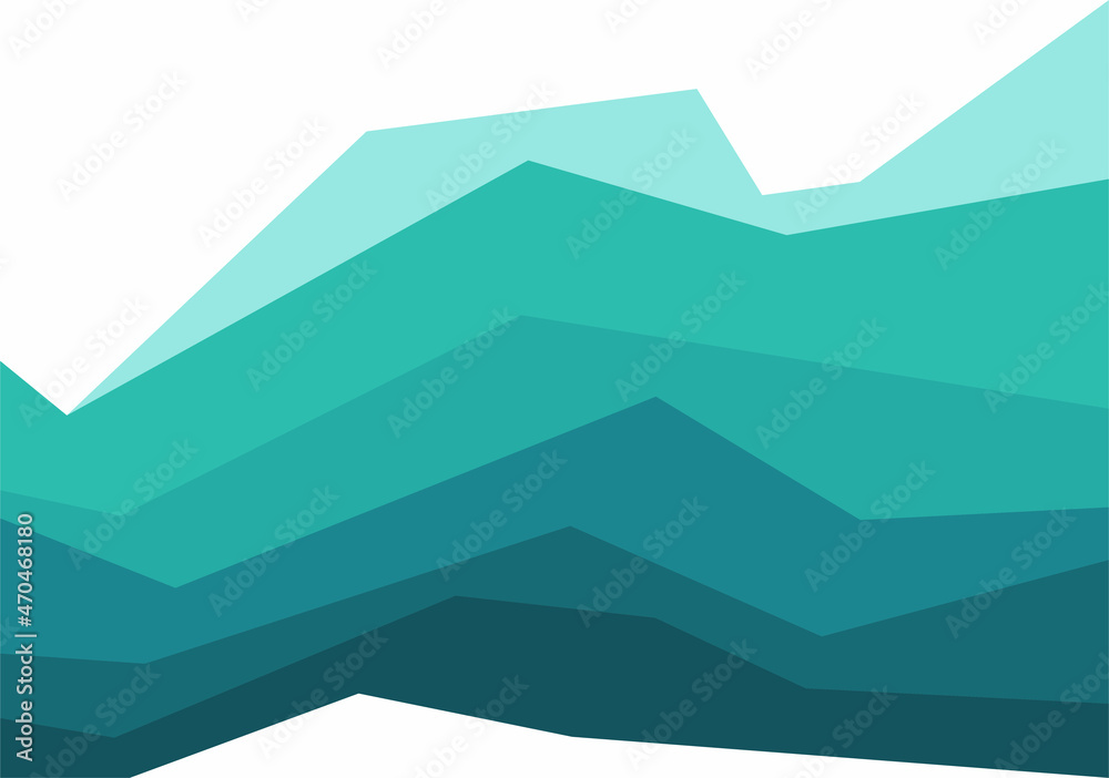 Simple background with green gradation color Stock Vector | Adobe Stock