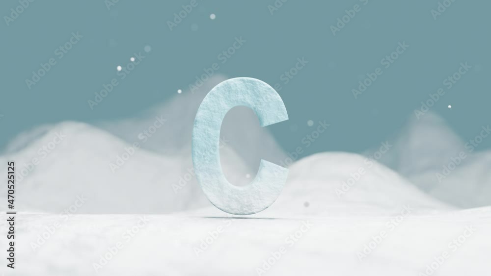 loop animation of English alphabet for children, letters, Cute ...