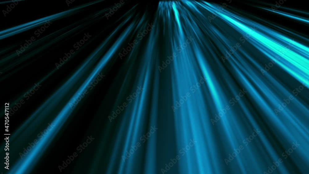 Abstract Neon Blue lights cyber light speed HUD interface motion ...