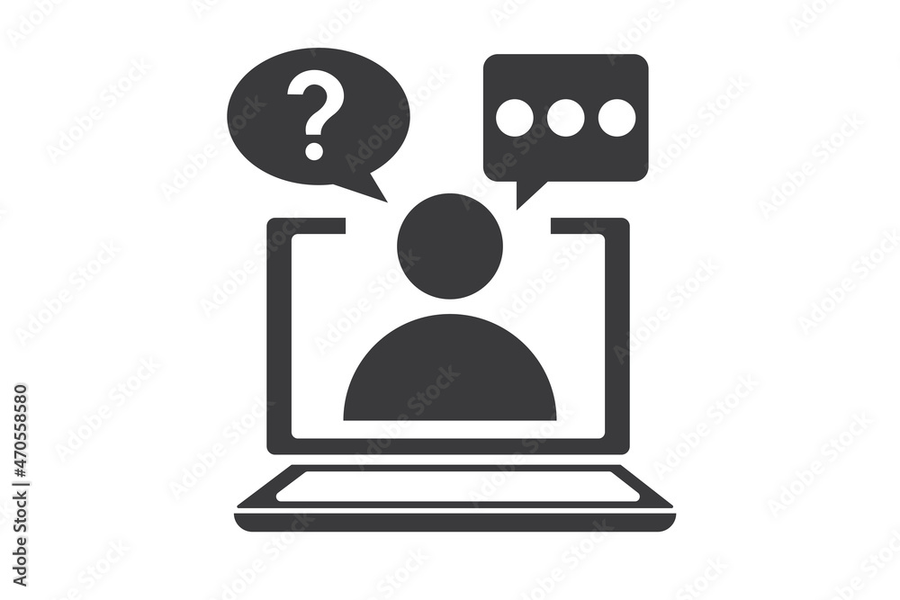 Educational resources vector flat icon, online learning courses ...