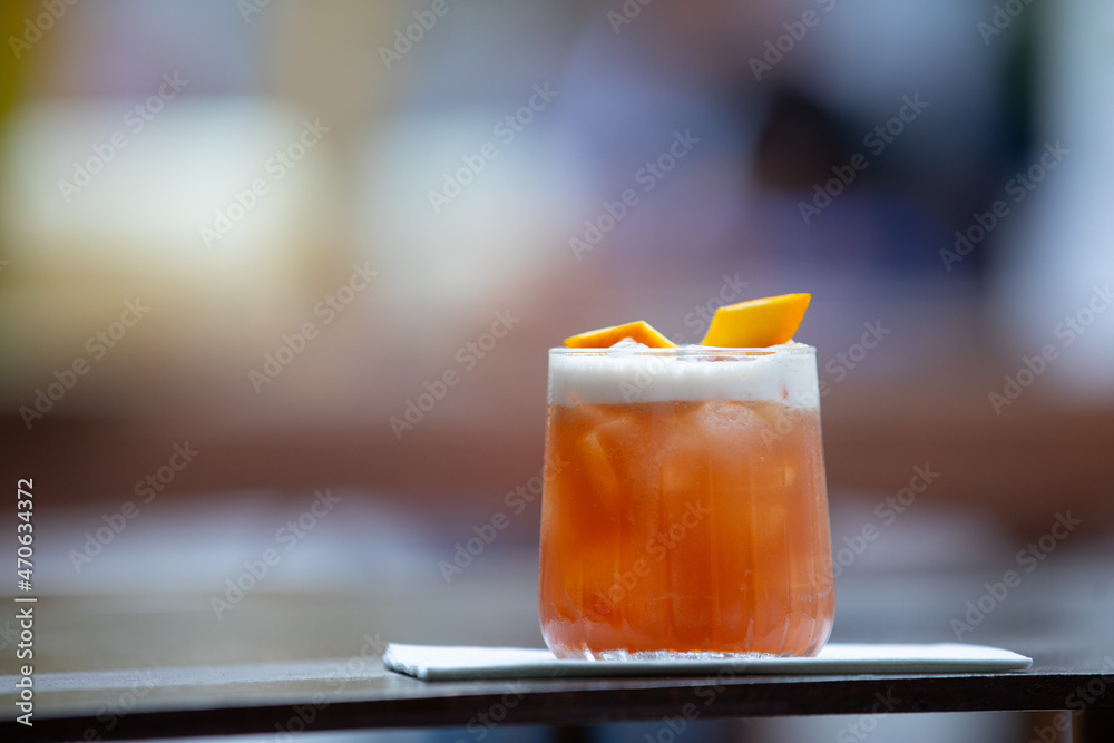 Stockfoto A cocktail is an alcoholic mixed drink. Most commonly ...