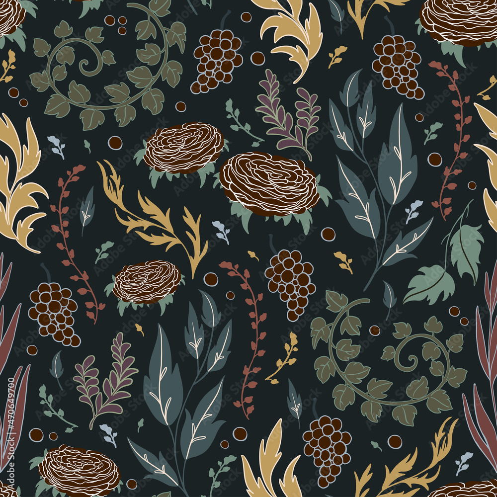 Gothic Floral Pattern
