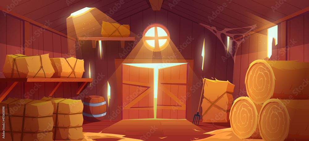 Inside Barn Clipart