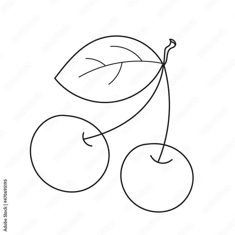 Simple coloring page. Educational worksheet to be colored. Easy ...