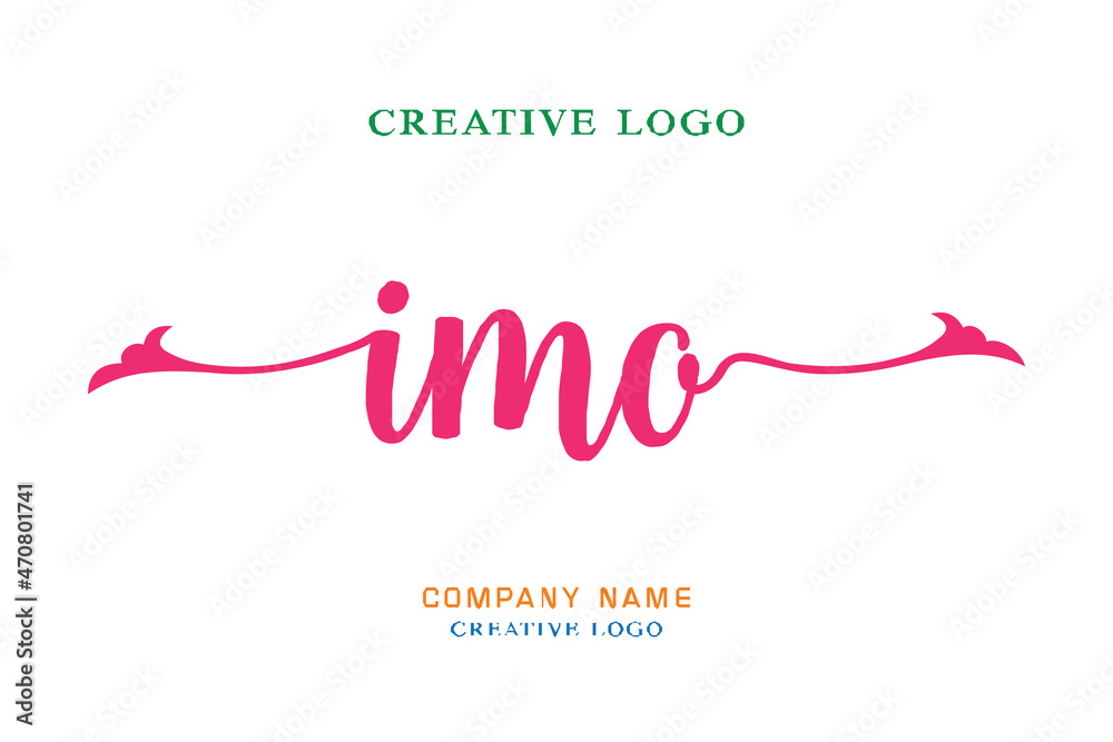 IMO lettering logo is simple, easy to understand and authoritative ...