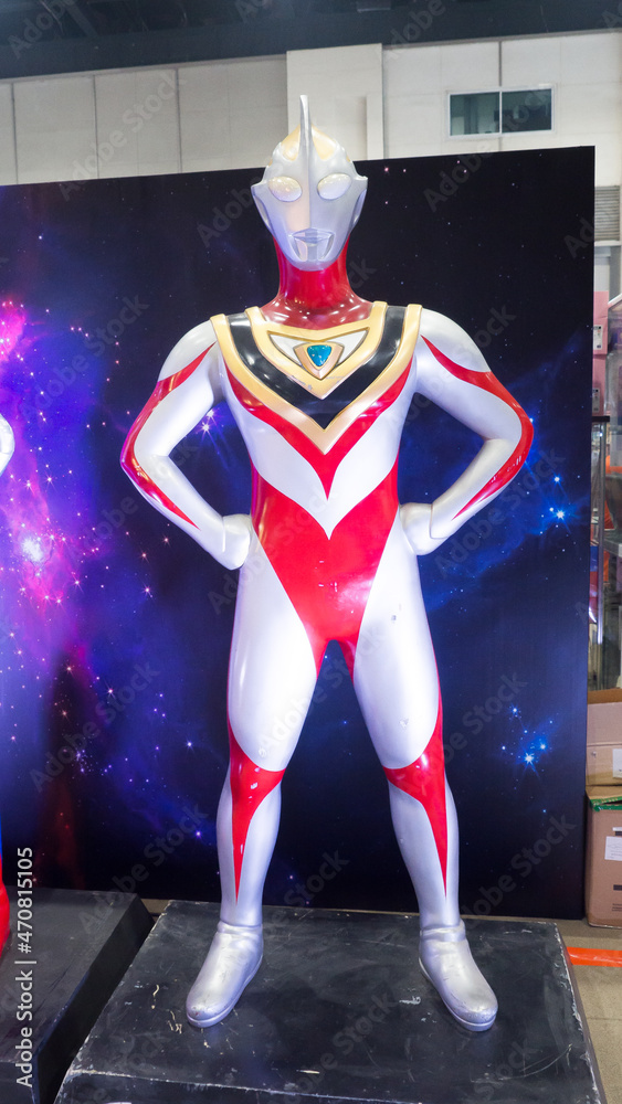 BANGKOK, THAILAND. – On September ‎1, 2018 - Life size of Ultraman GAIA ...