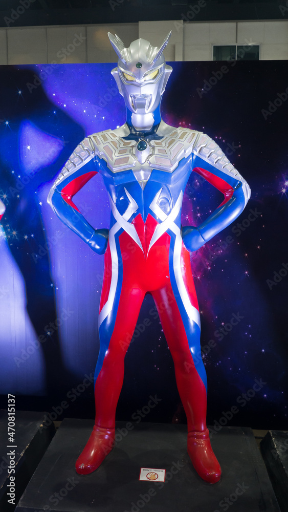 BANGKOK, THAILAND. – On September ‎1, 2018 - Life size of Ultraman zero ...