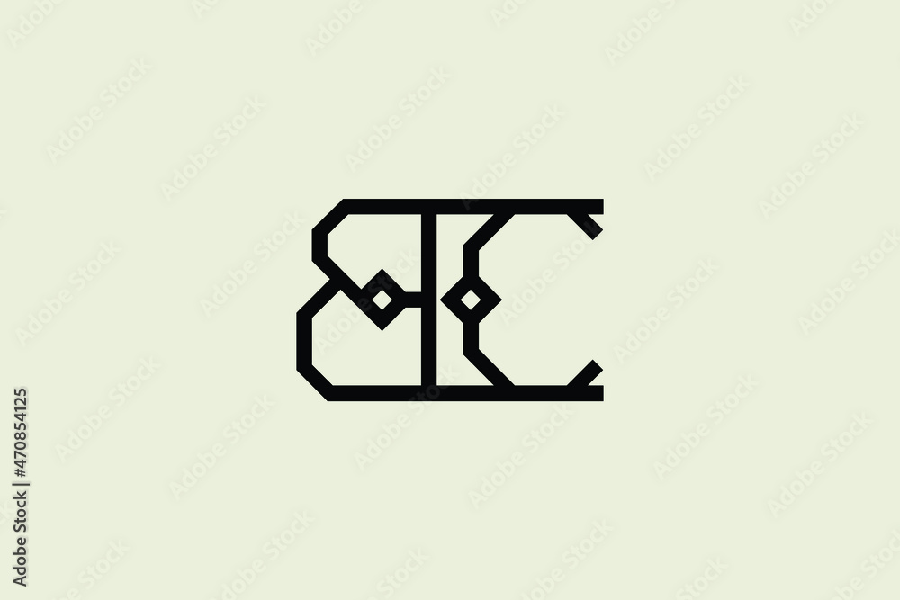 Special Unique Initial BC logo and CB logo design. BC Letter Minimal ...