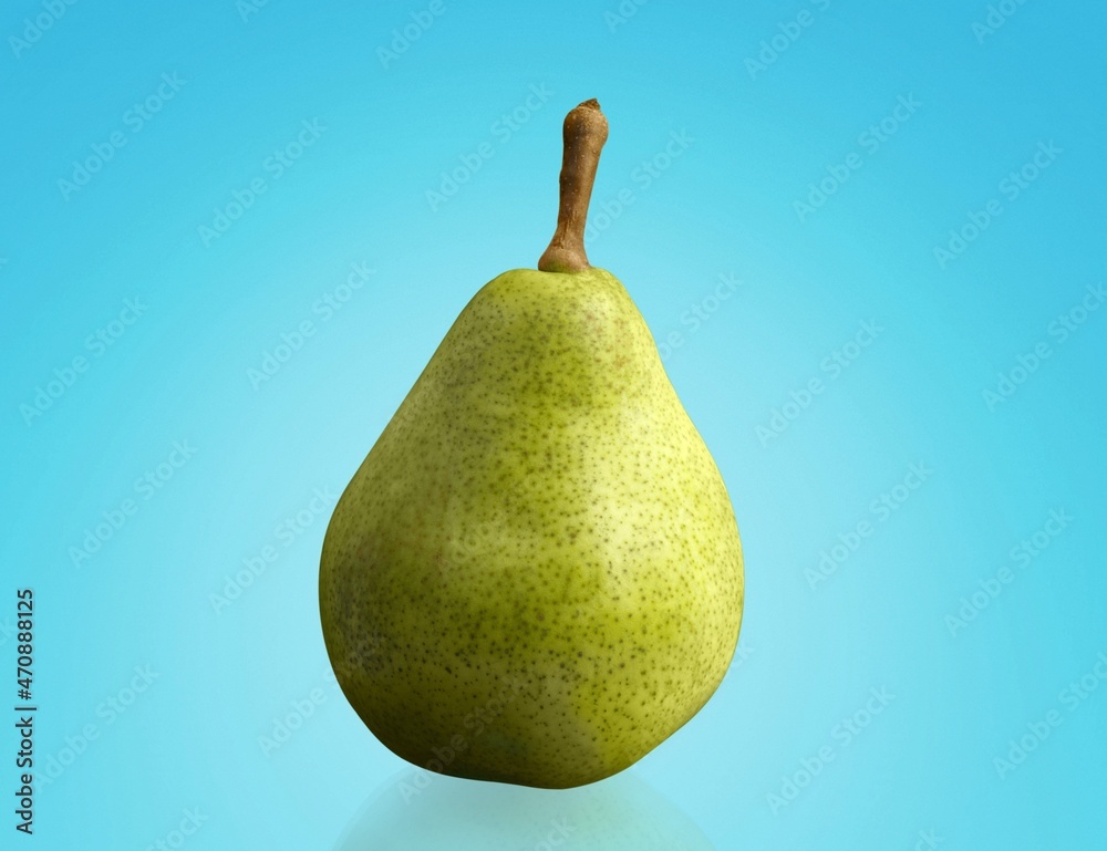 Pear on a background as a female body shape. A metaphor of sex ...