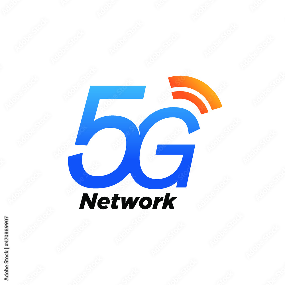 5G network logo, 5G vector Stock Vector | Adobe Stock