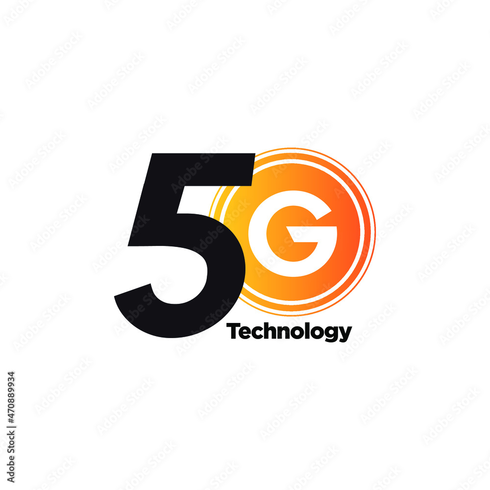 5g logo, 5G vector, network illustration Stock Vector | Adobe Stock