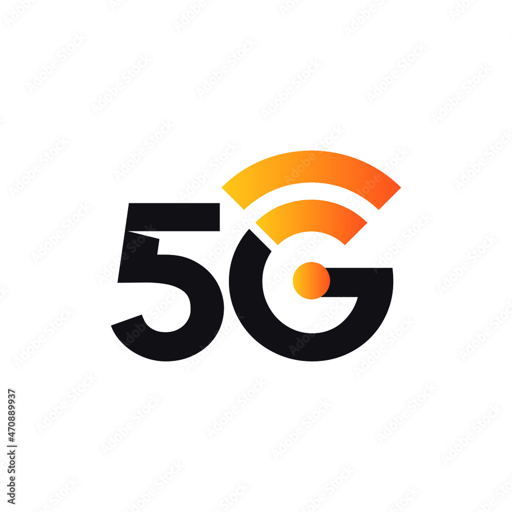 5G network logo, 5G icon vector Stock Vector | Adobe Stock