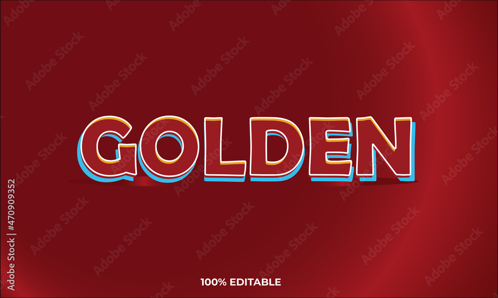 Luxurious gold text effect Stock Vector | Adobe Stock