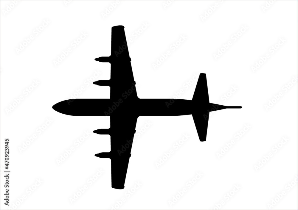 Lockheed P-3 Orion Stock Vector | Adobe Stock
