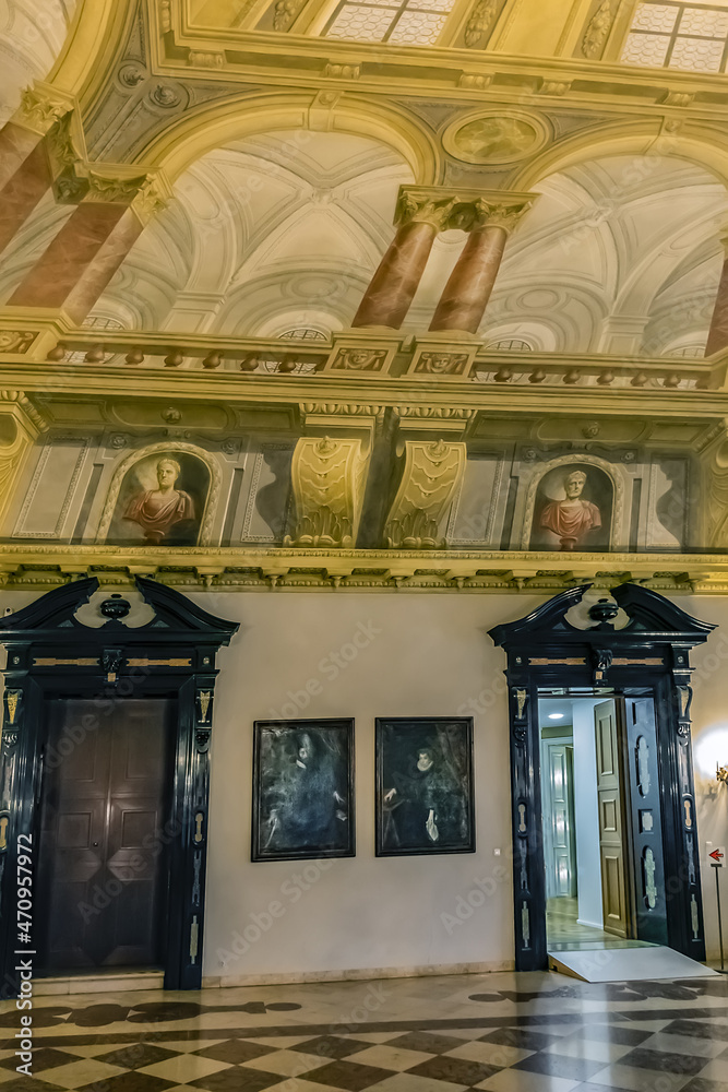 Interior of Munich Residenz (Residence). Munich Residence - museum ...