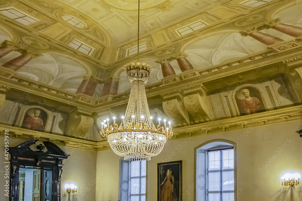 Interior of Munich Residenz (Residence). Munich Residence - museum ...