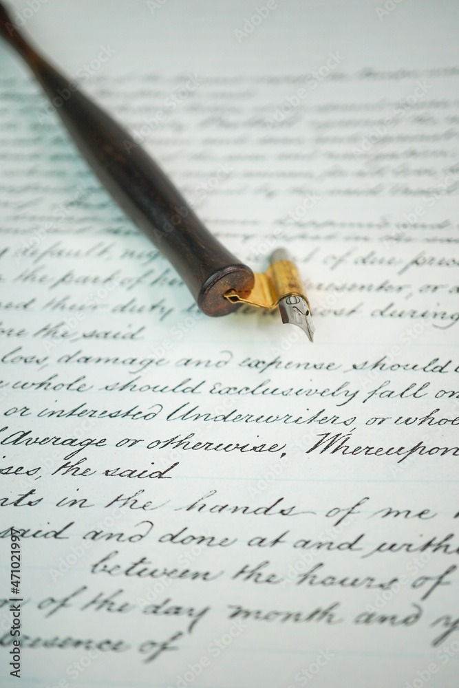Old Writing Styles
