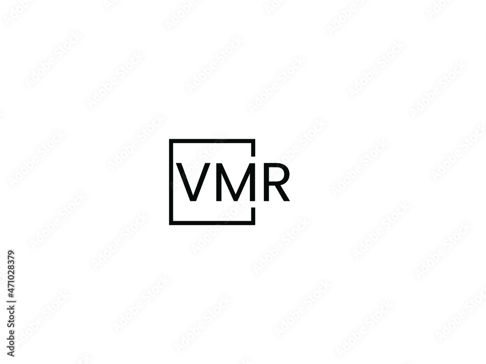 VMR letter initial logo design vector illustration Stock Vector | Adobe ...