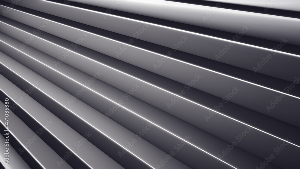 Metal grille background. 3D rendering backdrop, with a shiny modern ...