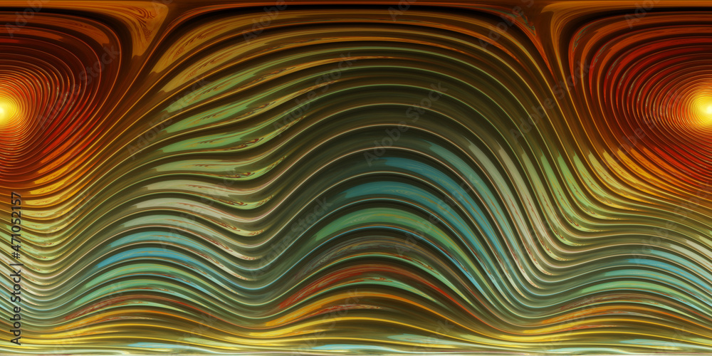 Ilustrace „360 degree abstract background, equirectangular projection ...