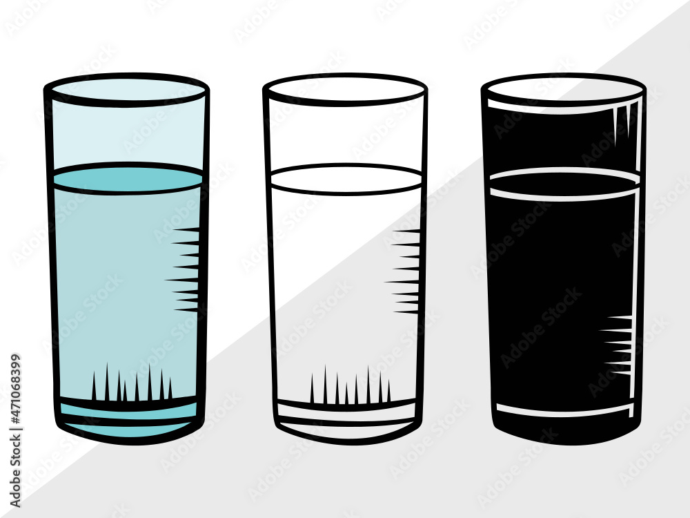 Jug With Glass SVG | Jug Svg | Pitcher Svg | Water Pitcher Svg | Jug ...