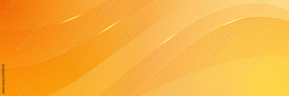 Modern minimal orange background design. Abstract orange banner vector ...