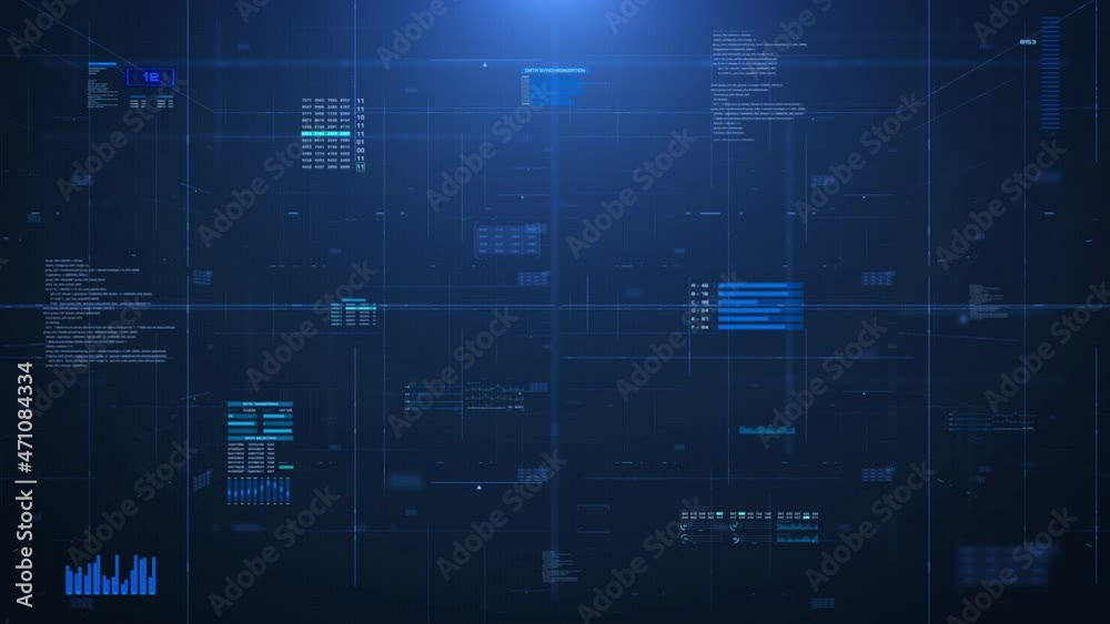 HUD Digital Cyberspace Futuristic Graphic User Interface ...