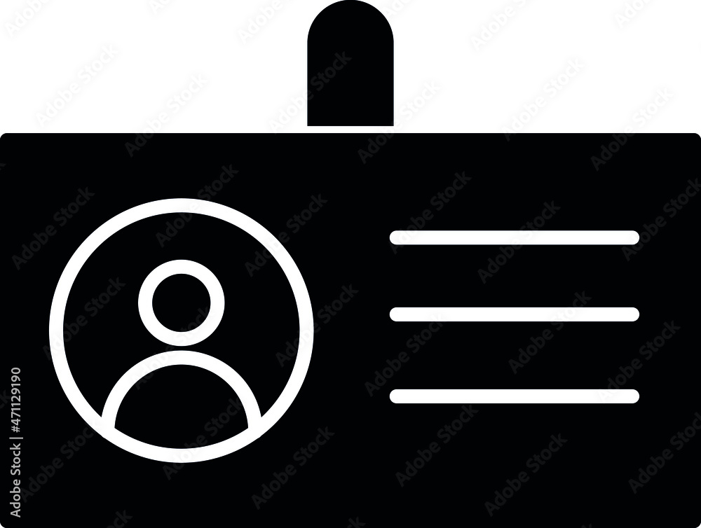 data analystics icons id card and identity Stock Vector | Adobe Stock