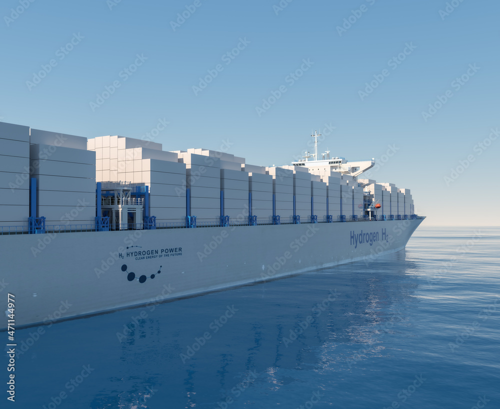 Liqiud Hydrogen renewable energy in vessel - LH2 hydrogen gas for clean ...