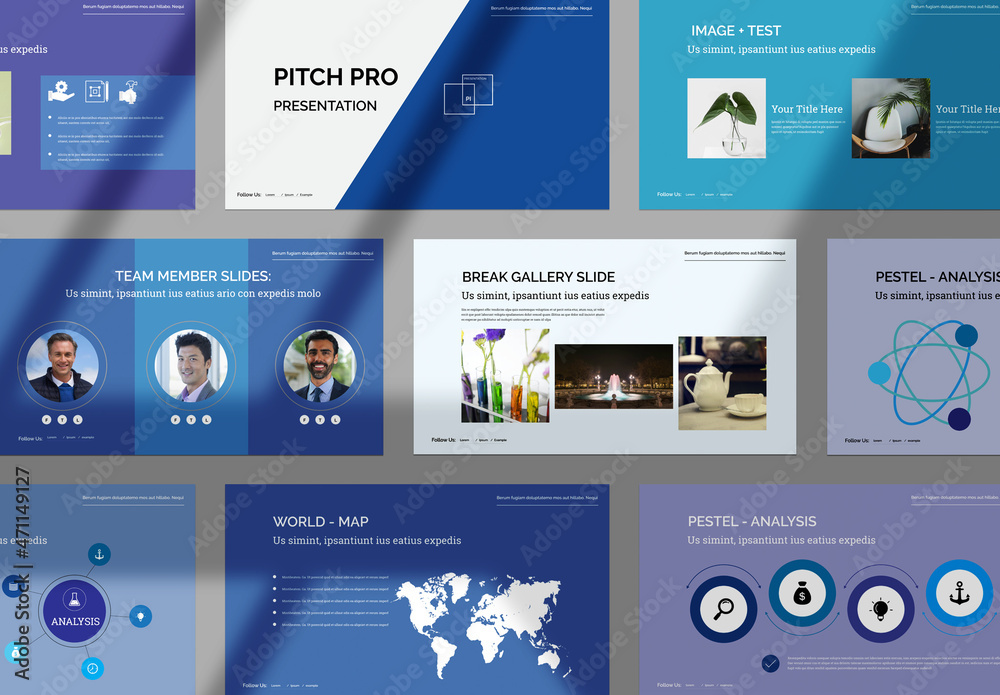 Pitch Pro Presentation Stock Template | Adobe Stock