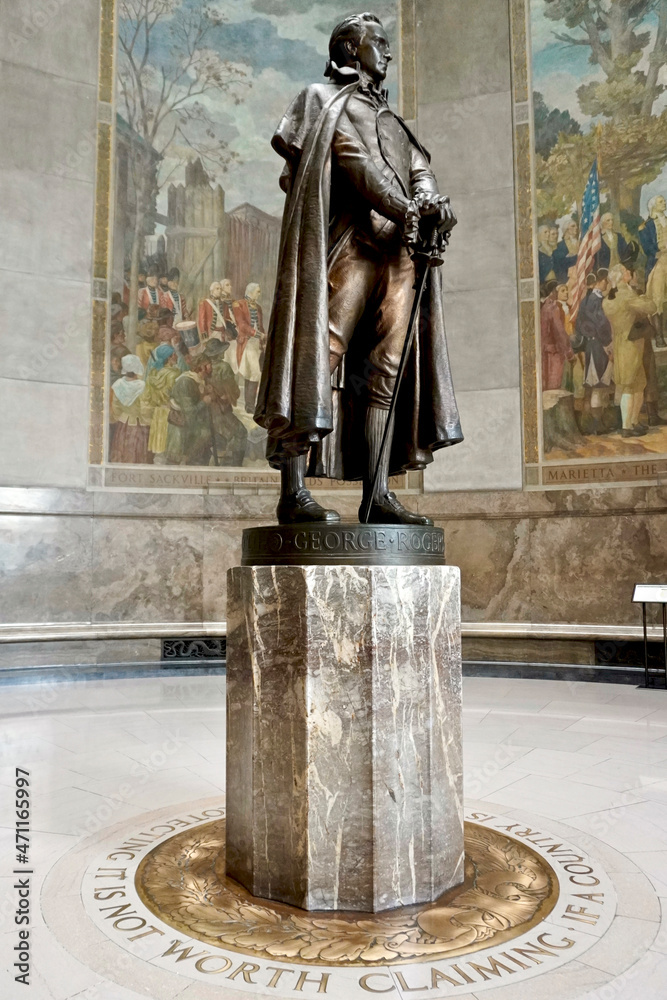 George Rogers Clark National Historical Park in Vincennes, Indiana ...