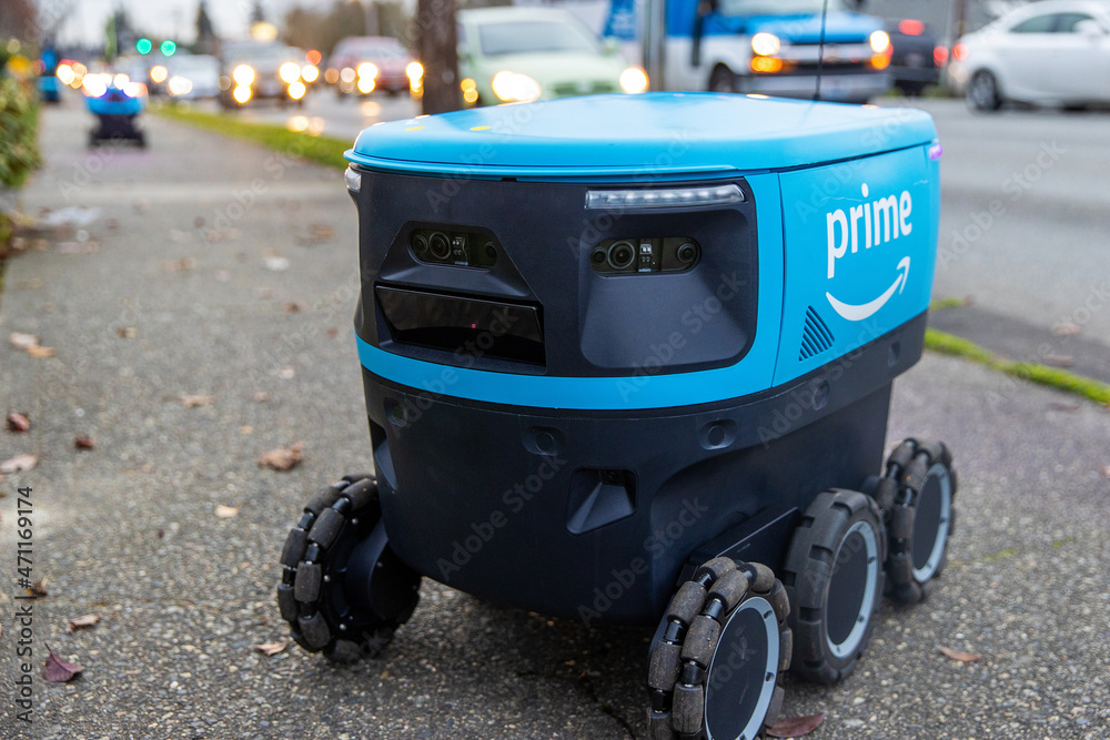 Foto de Everett, Washington, USA - November 24, 2021: Autonomous ...