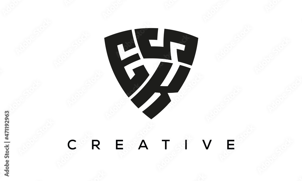 EKS letters logo, security Shield logo vector Stock Vector | Adobe Stock