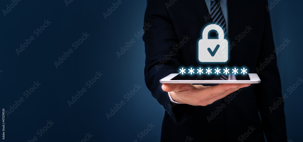 Two-factor authentication and verification security concept. Stock ...