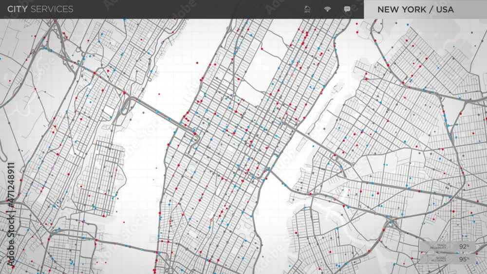 Scanning the transport network map to gather secret data. Analyzing the ...