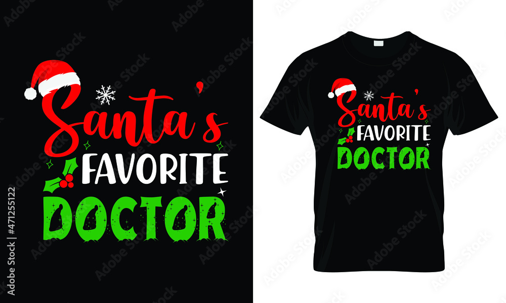 Santa's Favorite Doctor Christmas Shirt, Christmas Svg, Holiday Svg ...