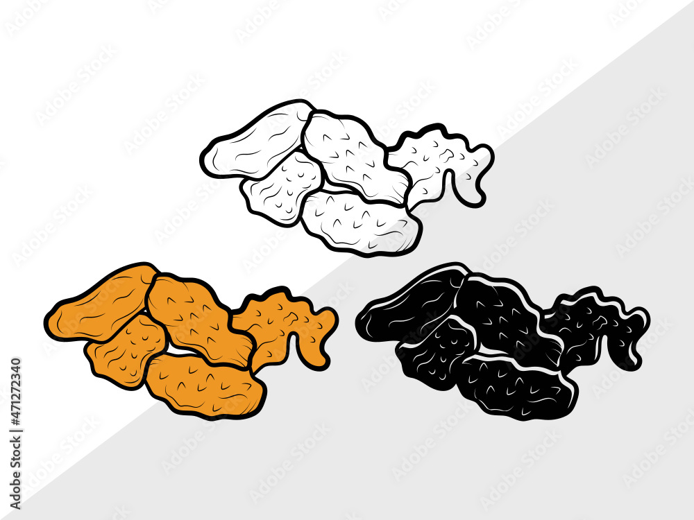 Chicken Nuggets SVG | Chicken Svg | Nuggets Svg | Fried Chicken Svg ...
