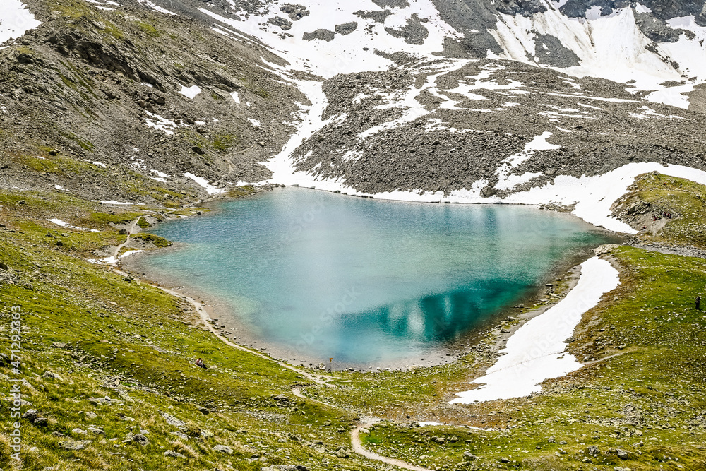 Foto de Muottas Muragl, Lej Muragl, Val Muragl, Piz Muragl, Wanderweg ...