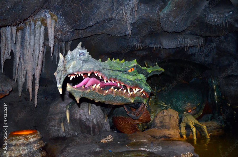 Disneys Dragon attraction in Paris Disneyland. Stock Photo | Adobe Stock