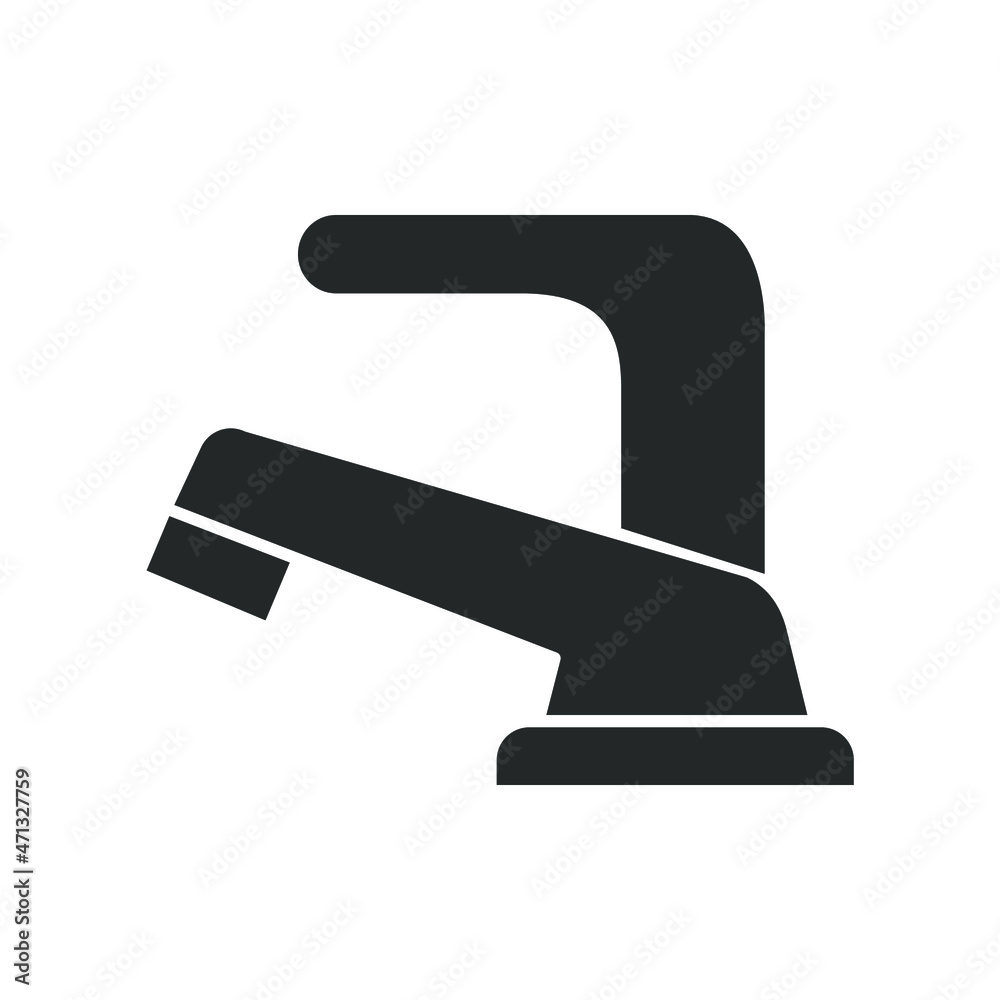 Water tap icons symbol vector elements for infographic web Stock Vector ...